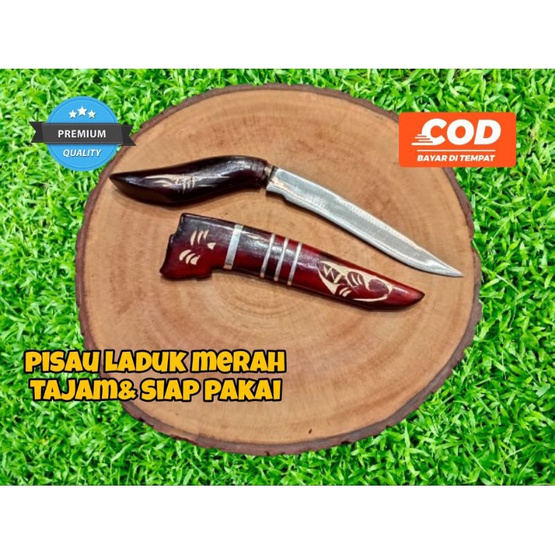 Jual Pisau Laduk Merah / pisau dapur / pisau tradisional / pisau ukir ...