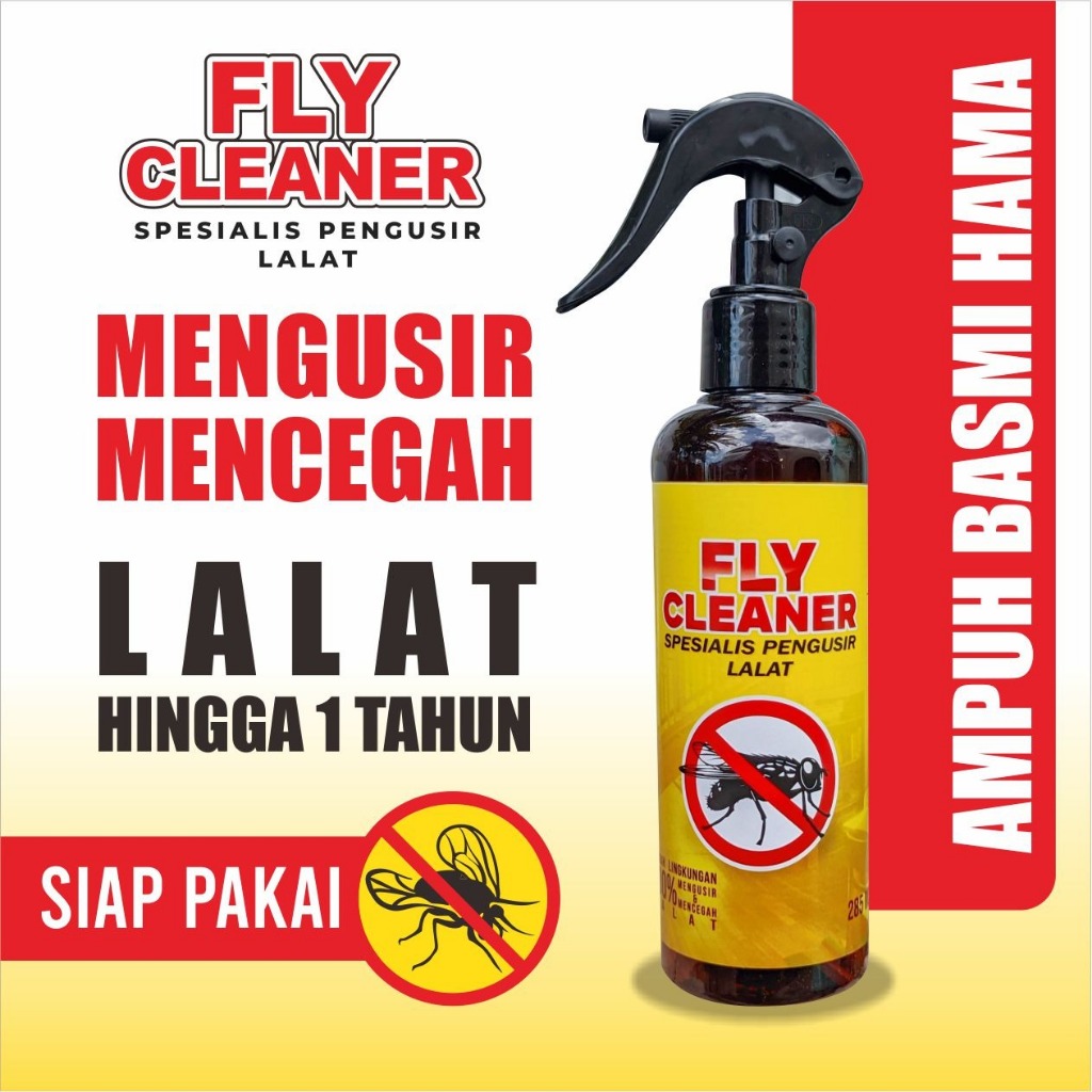 Jual Fly Cleaner Sprayer Pengusir Lalat Cairan Pencegah Lalat Datang ...