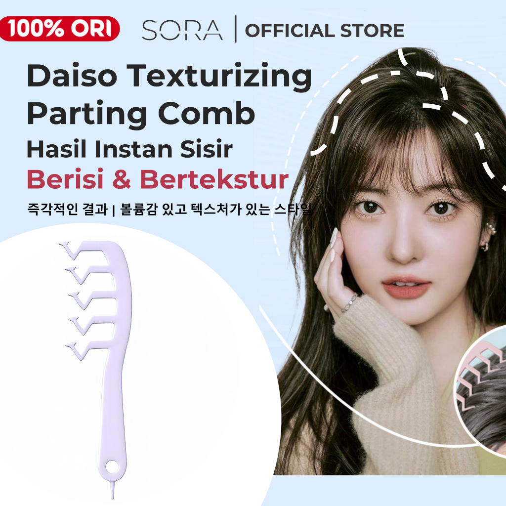 Jual Sora - Daiso Sisir Tekstur Volume Rambut - Rambut Bertekstur ...
