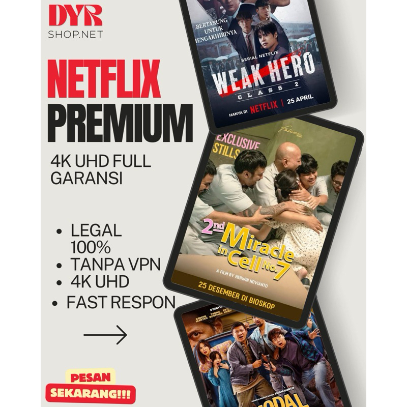 Jual NETFLIX PREMIUM Full GARANSI 100% | Shopee Indonesia