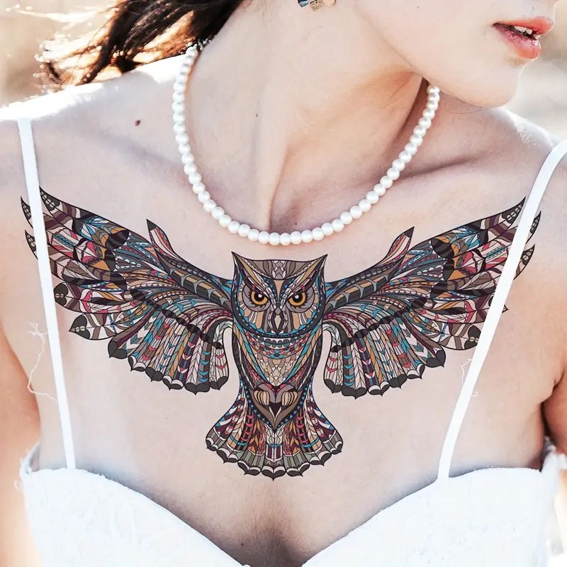 Jual Tato Temporer Tato Temporary BC-202 BURUNG HANTU BESAR Anti Air ...