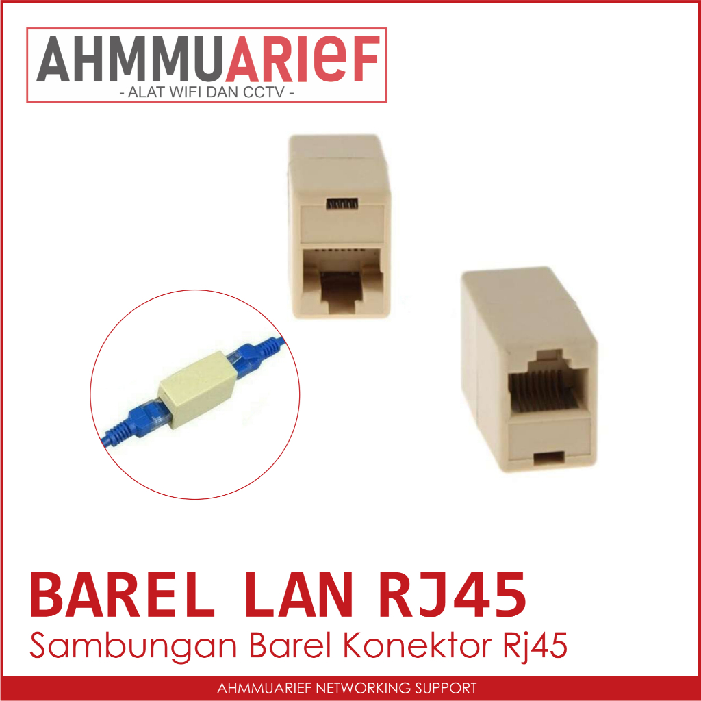 Jual BAREL BARREL KONEKTOR LAN RJ45 SAMBUNGAN PENYAMBUNG KABEL RJ45 RJ 45 LAN | Shopee Indonesia