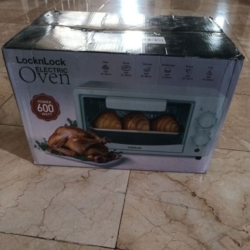Jual DIJAMIN ORI! Lock n lock / lock&lock electric oven 600w / halogen ...