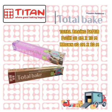 Jual BAKING PAPER TOTAL 30CM X 10 M TOTAL BAKE | Shopee Indonesia