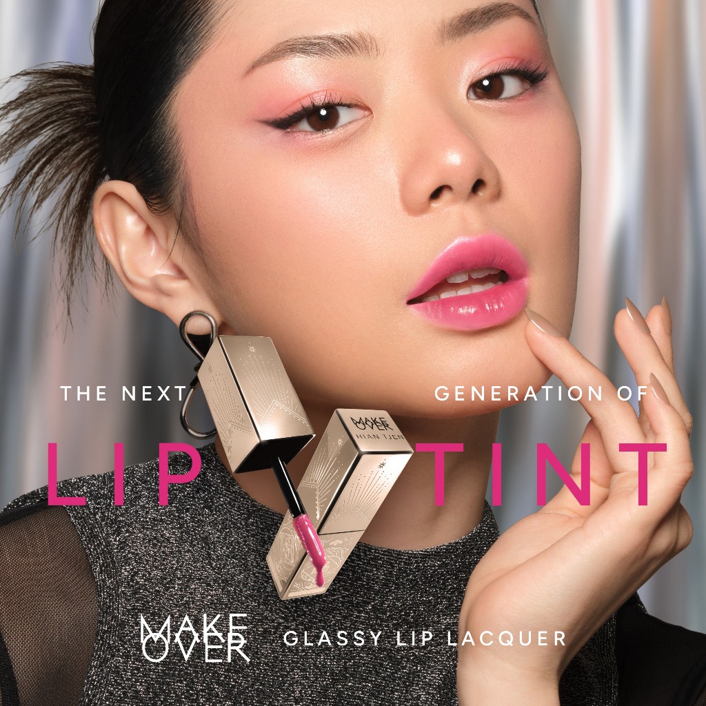 Jual MAKE OVER Glassy Lip Lacquer X Hian Tjen - Lip Gloss Lip Tint ...