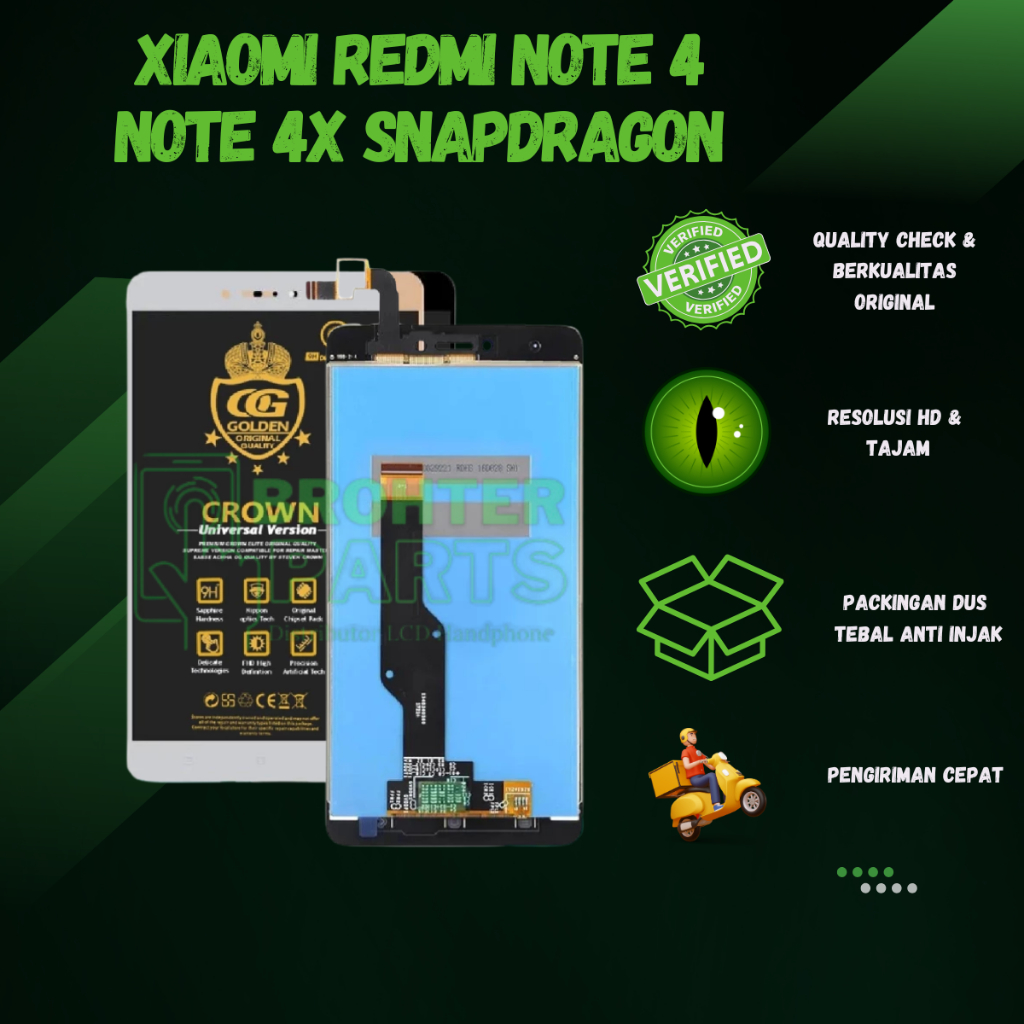 Jual LCD XIAOMI REDMI NOTE 4 / NOTE 4X SNAPDRAGON / NOTE 4 PRO ...