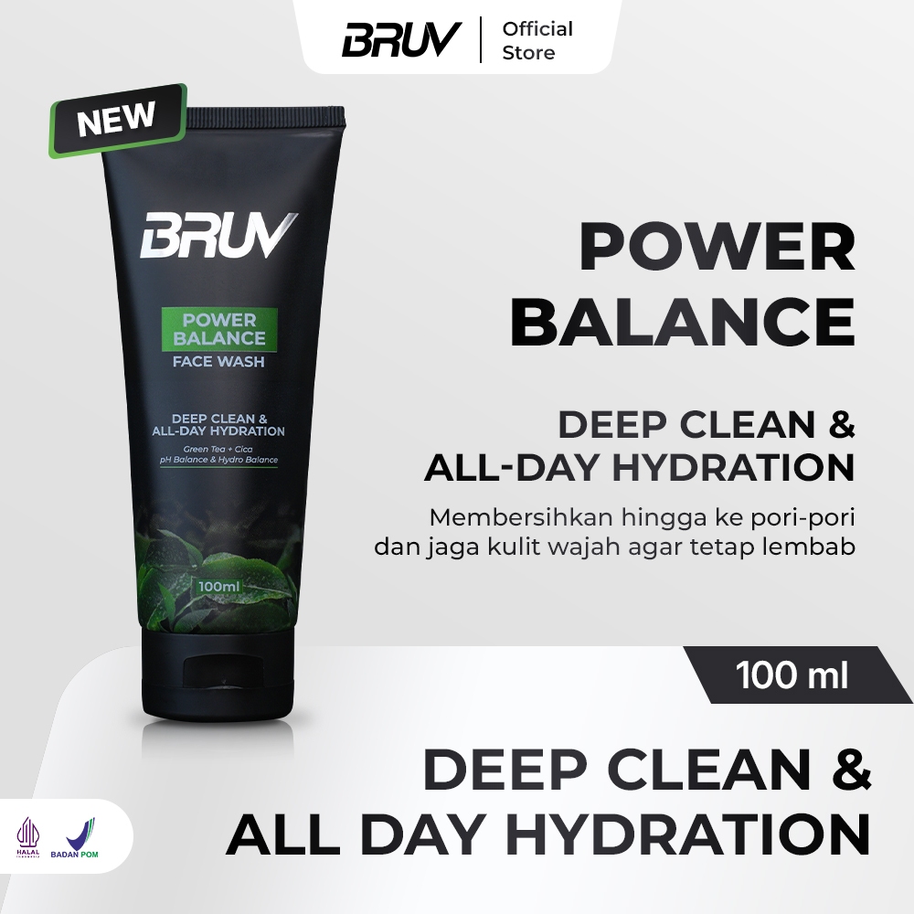 Jual BRUV - Bruv Face Wash Sabun Cuci Muka Pria Cegah Jeraweat Kurangi ...