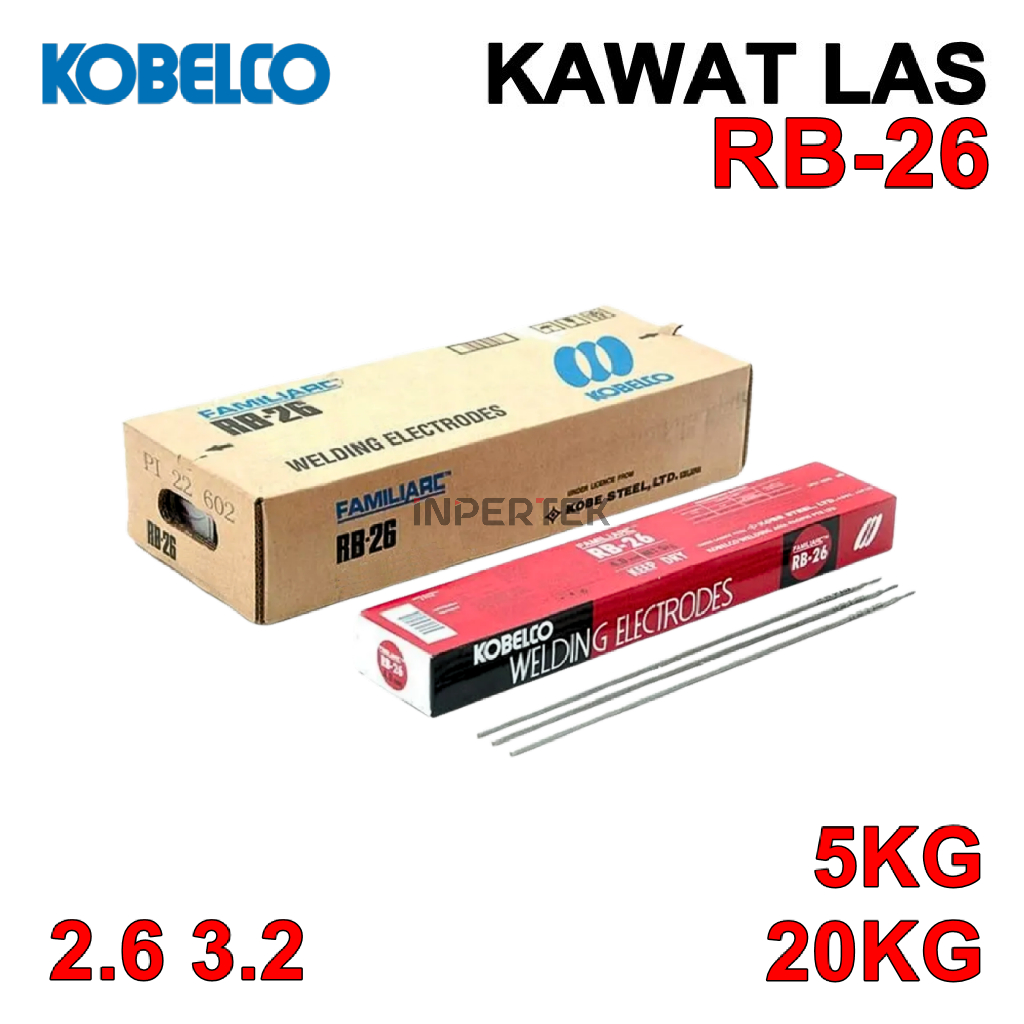 Jual Kawat Las 2mm 2.6mm 3.2mm 4mm RB26 KOBELCO Elektroda RB 26 2 2.6 3.2 4 Welding Listrik ...