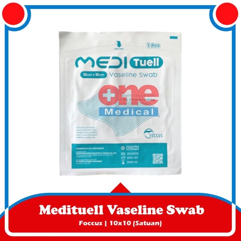 Jual MEDITUELL Vaseline Swab Kasa Jaring Sejenis Supratul Lomatuell ...