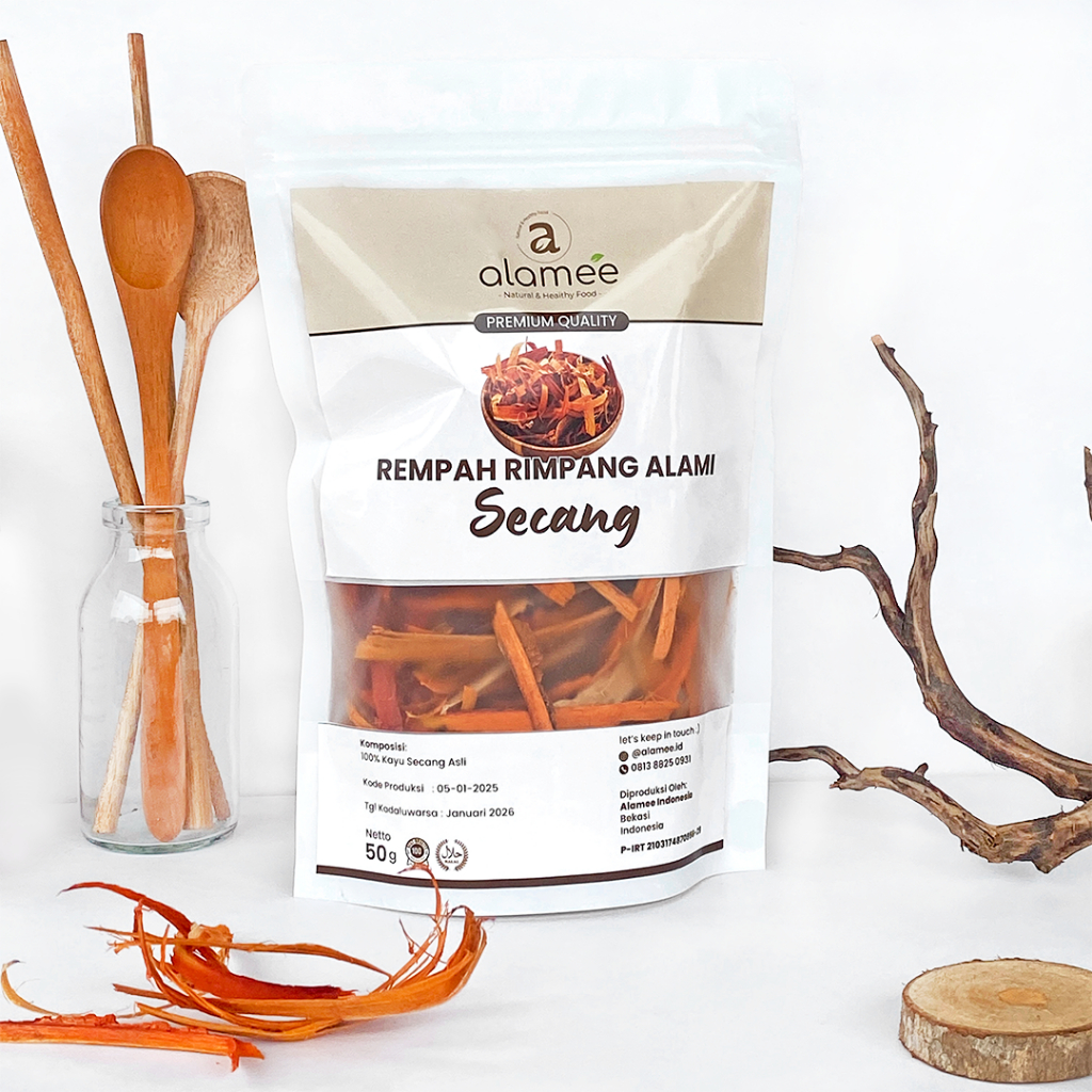 Jual ALAMEE Kayu Secang Asli Serut Sappan Wood Rempah Rimpang Organik ...