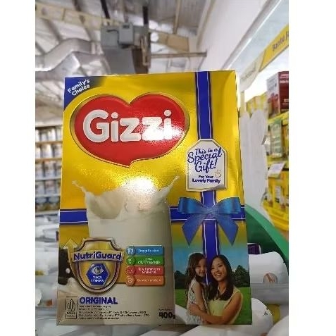 Jual GIZZI SUSU BUBUK 400 gram FREE WAFER GIZZI | Shopee Indonesia