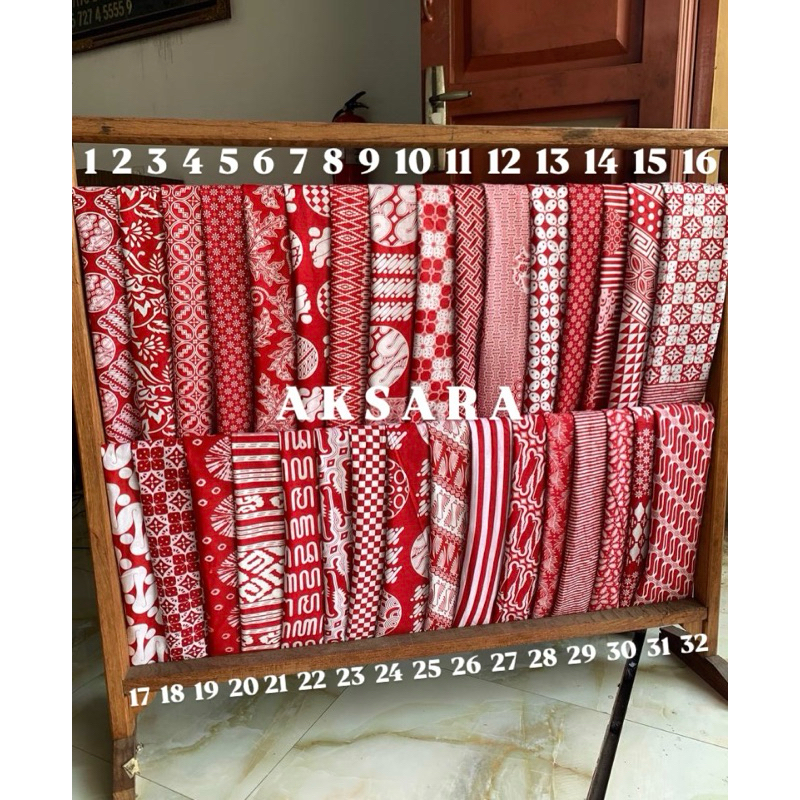 Jual KAIN BATIK MERAH PUTIH SERIES | Shopee Indonesia