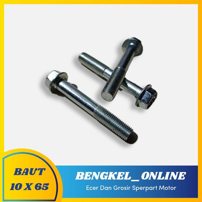 Jual BAUT KNALPOT VARIO BEAT / BAUT FLANG 10x65 | Shopee Indonesia