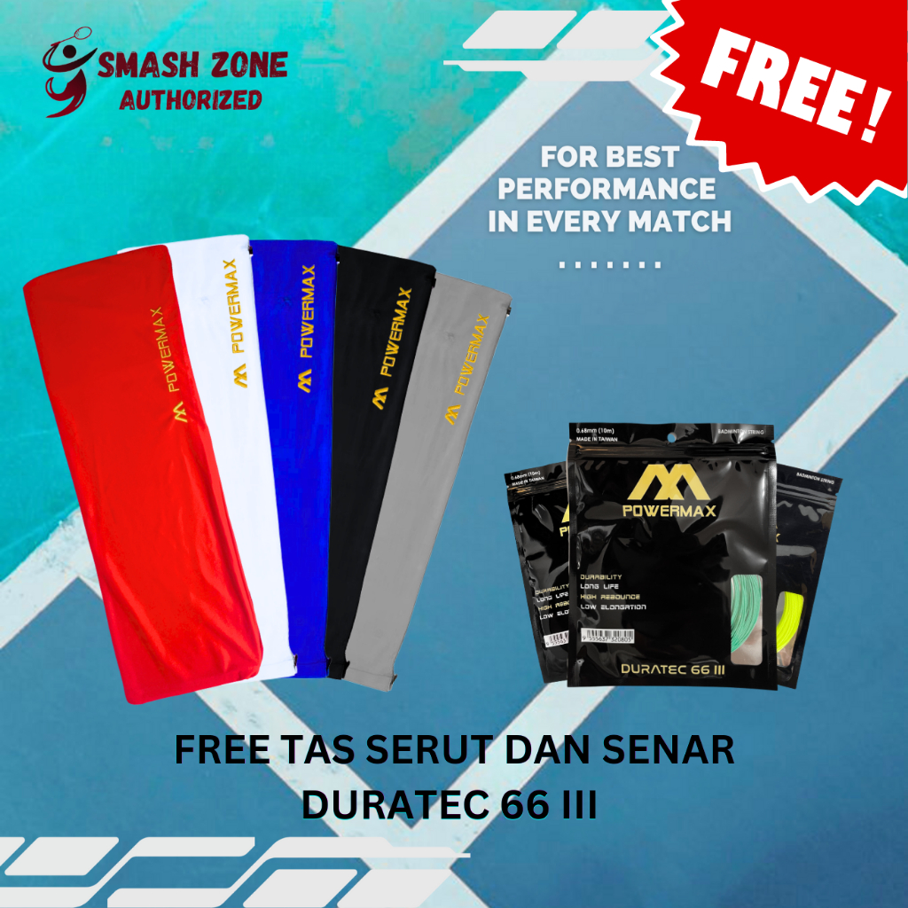 Jual BUNDLING PAKET DISKON Tas Serut Flanel GRATIS Senar Badminton ...