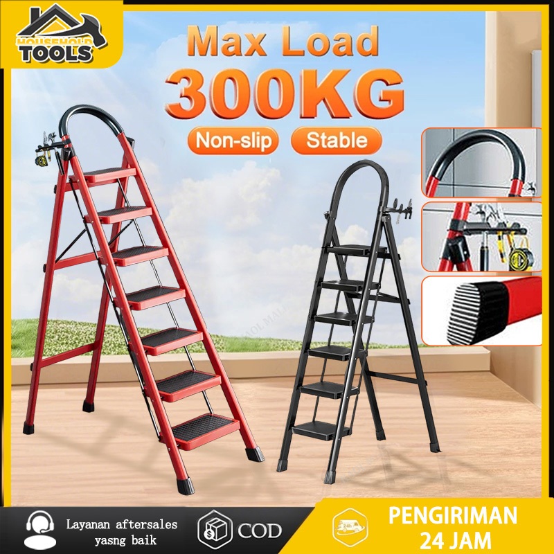 Jual Tangga Lipat Tangga Rumah Lipat Tangga Besi Lipat Tangga Lipat Besi Household Ladder Tangga ...