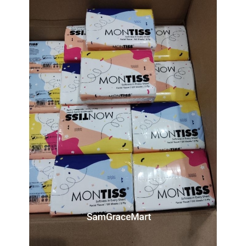 Jual Montiss Mini Softpack Tissue 120 Sheets ( 1 Pack) | Shopee Indonesia