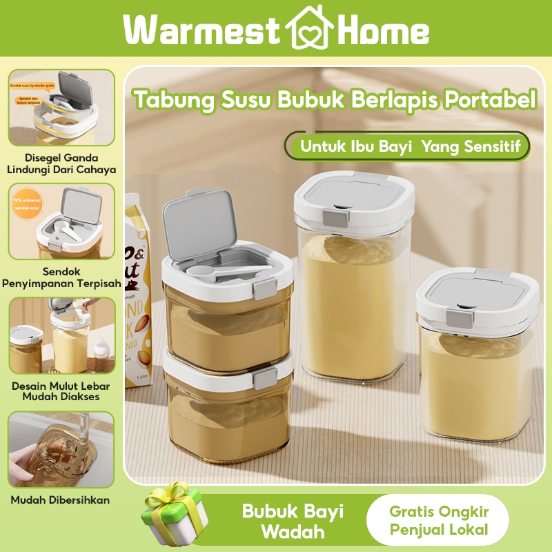 Jual Warmest Home 1300/1800ML kotak susu Tempat Susu Bubuk Bayi Wadah ...