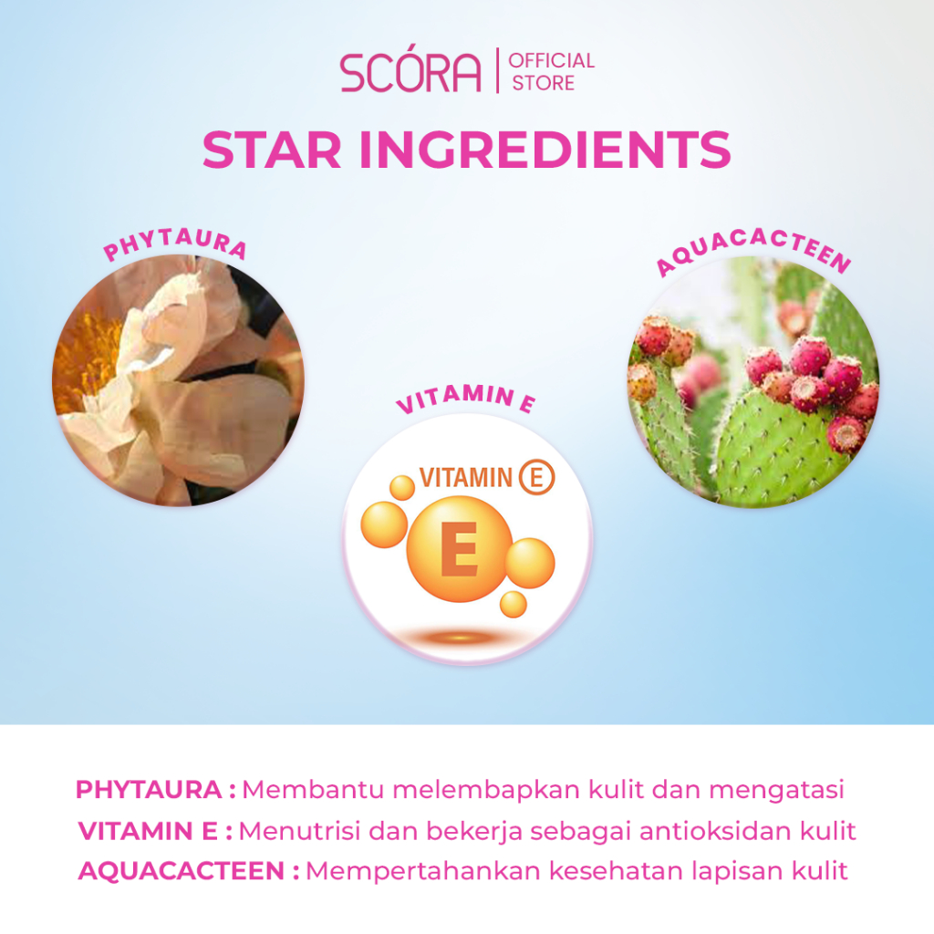 Jual SCORA [2PCS PAKET- GLOWING & HYDRATING SET] Sheer Glow Tone Up ...