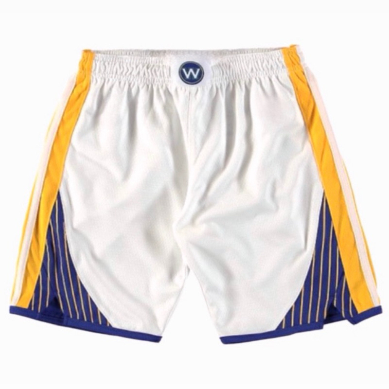 Jual CELANA BASKET OLAHRAGA GSW GOLDEN STATE WARRIORS PUTIH ASSOCIATE ...