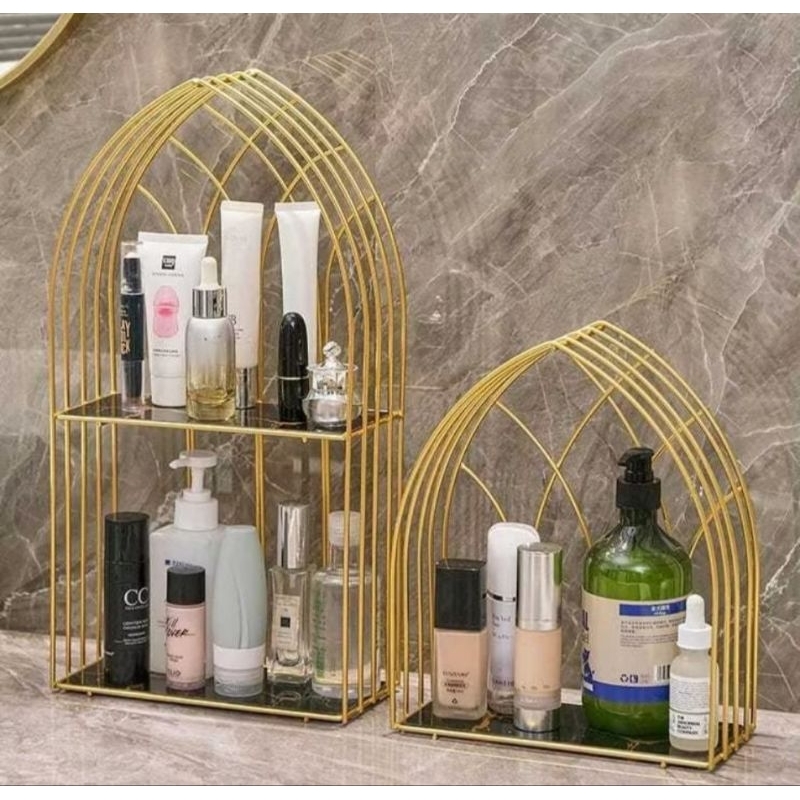 Jual Rak skincare serbaguna Rak parfum rak kosmetik/bahan besi | Shopee ...