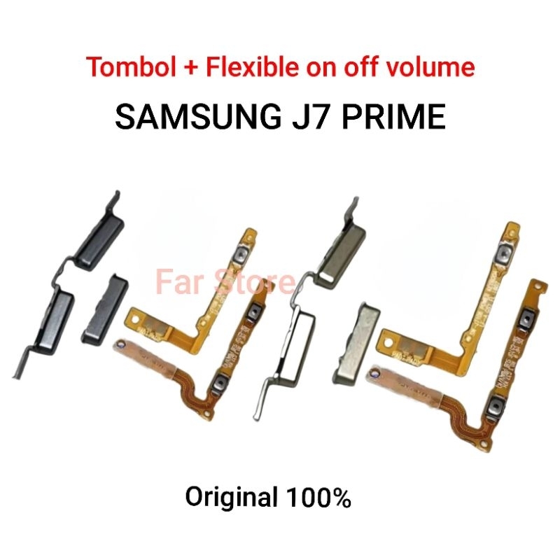 Jual Tombol + Flexible SAMSUNG J7 Prime Fullset Flexible On Off Volume Original 100% | Shopee ...
