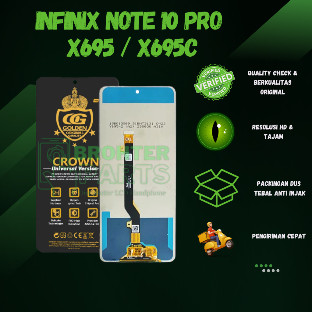 Jual LCD INFINIX NOTE 10 PRO / INFINIX X695 / X695C NFC TOUCHSCREEN ...