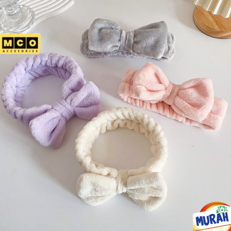 Jual Bandana Cuci Muka Motif Pita Headband Bando Lucu MCO AR365 ...