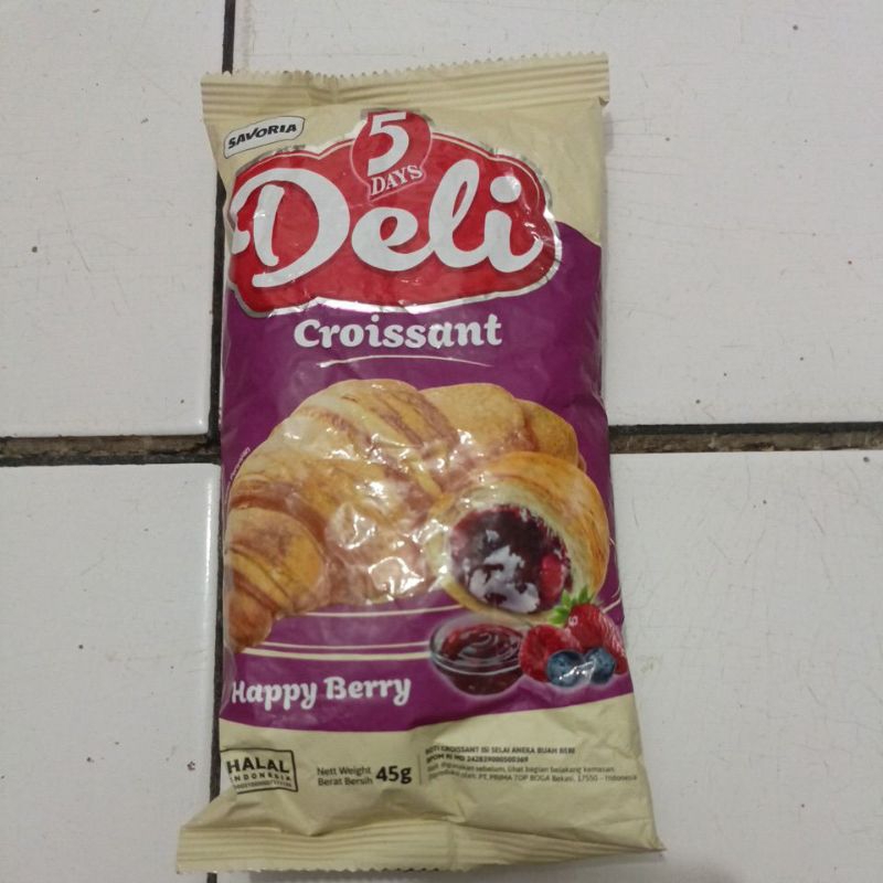 Jual roti deli croissant 5days ukuran 45g | Shopee Indonesia