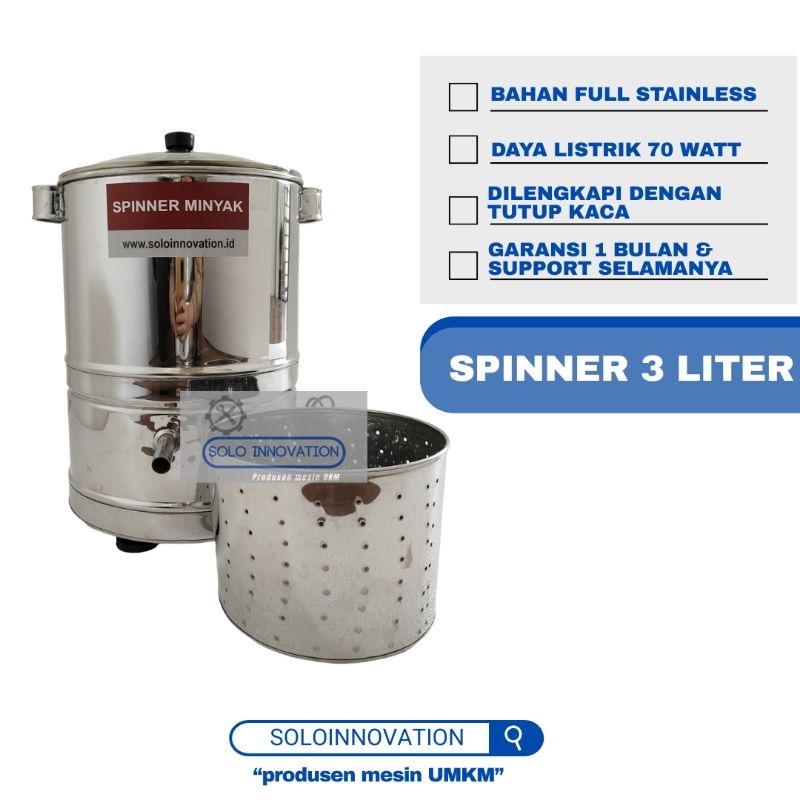 Jual mesin spinner peniris minyak 3 Liter | Shopee Indonesia