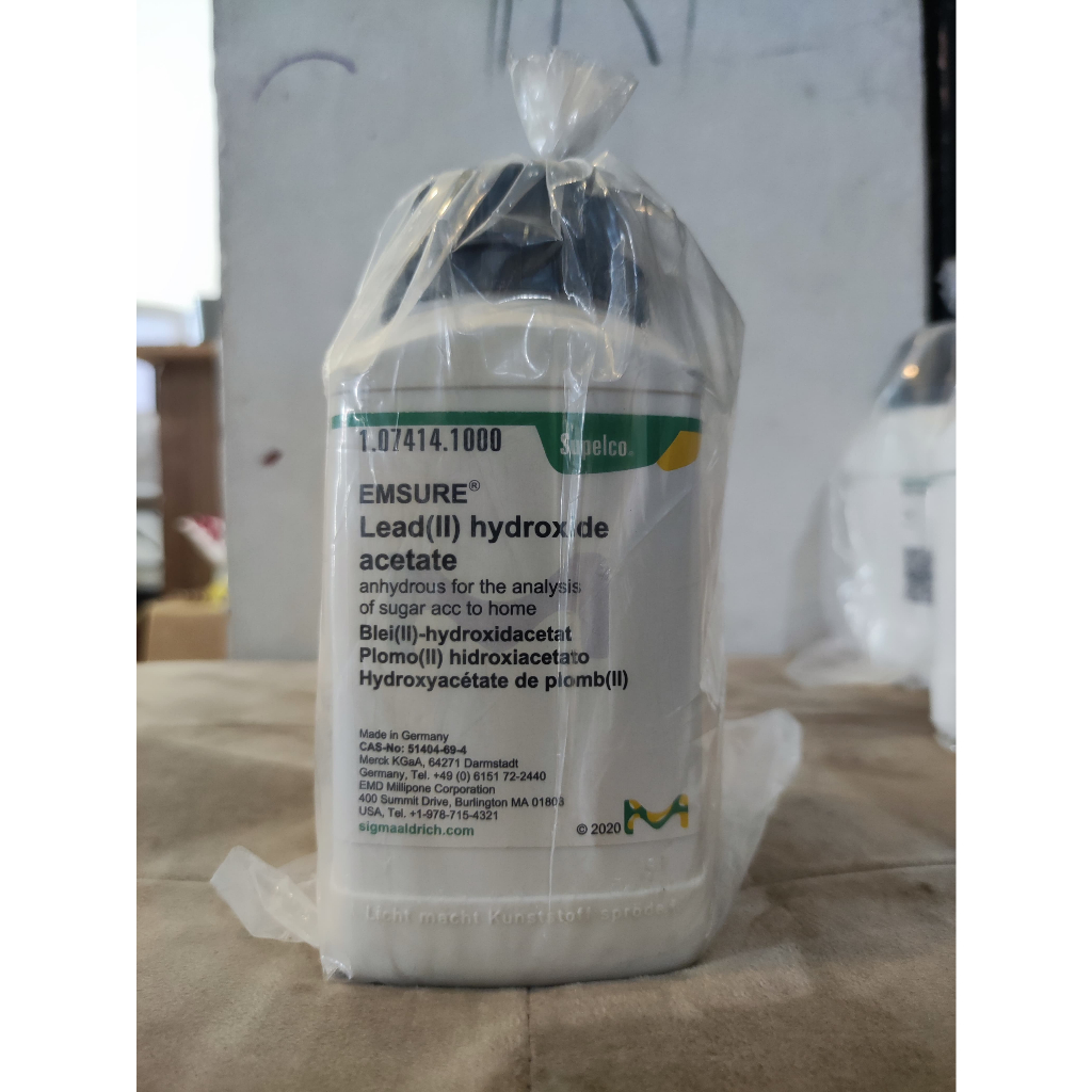 Jual LEAD II HYDROXIDE ACETATE 1KG 107414 FOR ANALISYS | Shopee Indonesia