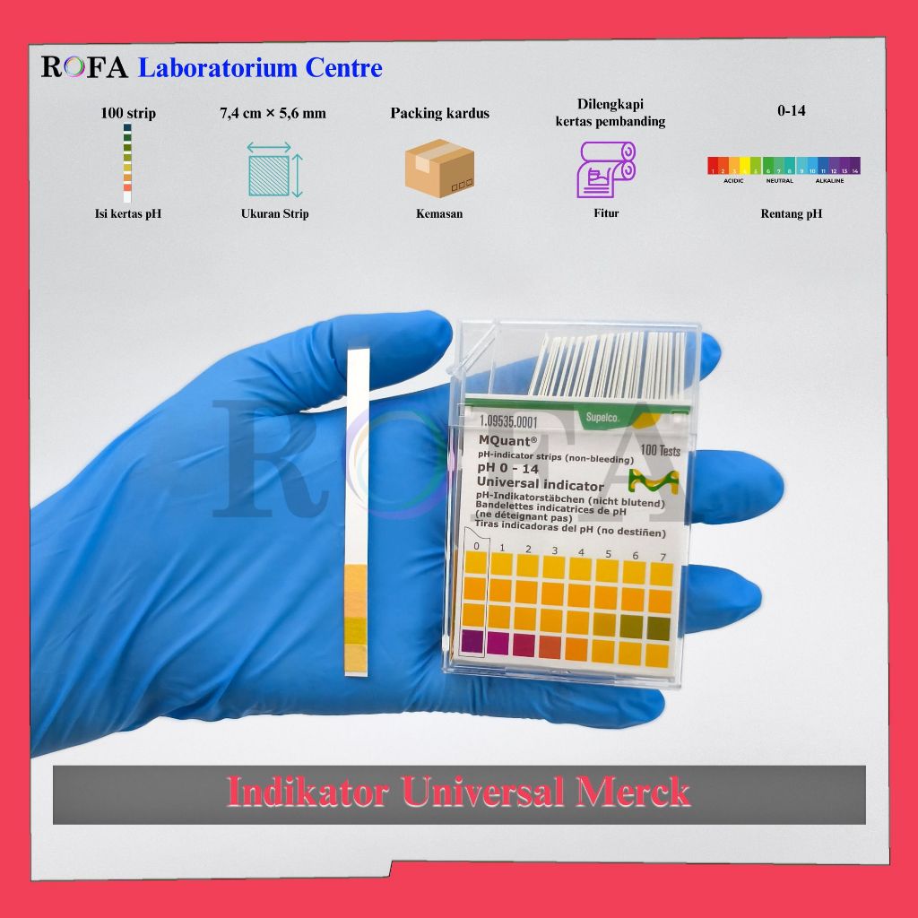 Jual Indikator Universal / Universal Indicator / Kertas pH / pH Paper ...