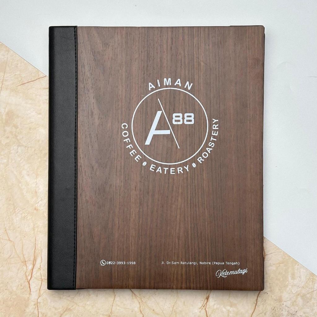Jual CUSTOM BUKU MENU, MODEL, WARNA, LOGO SABLON | Shopee Indonesia