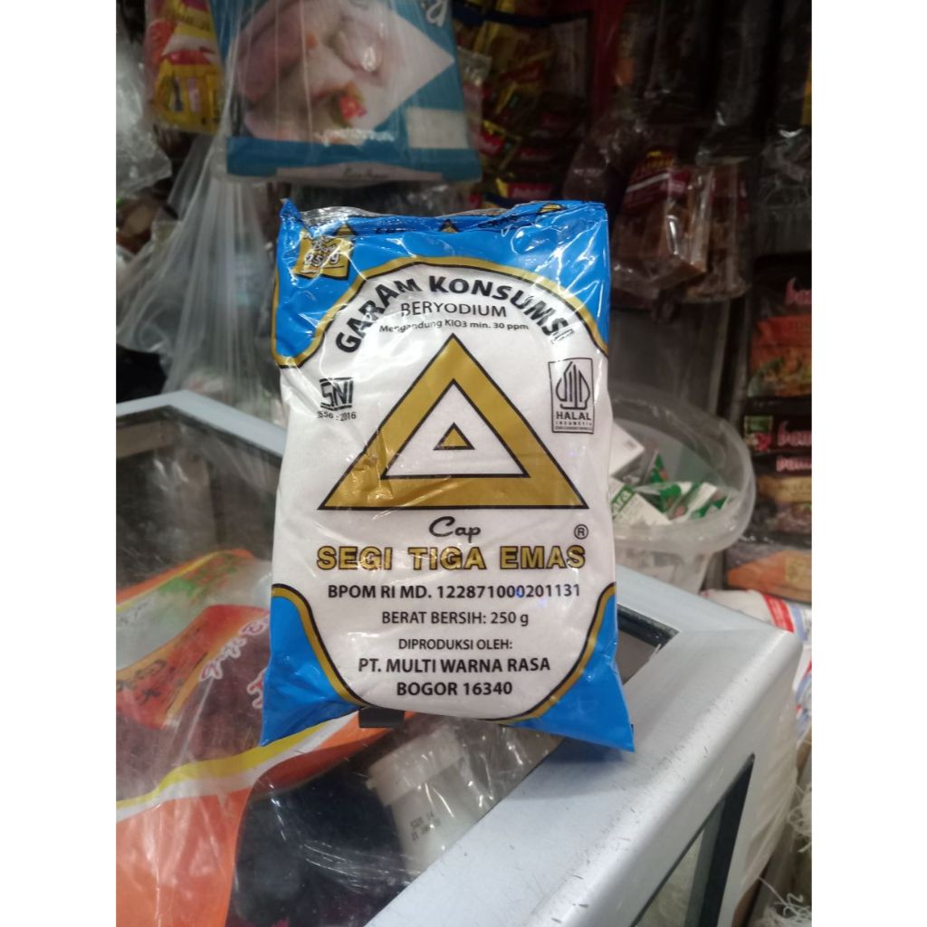 Jual Garam Konsumsi Beryodium/Garam Masak/ Garam Cap Segi Tiga Emas ...