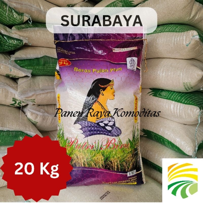 Jual Beras Putri Biru 20 kg (Bramo) | Shopee Indonesia
