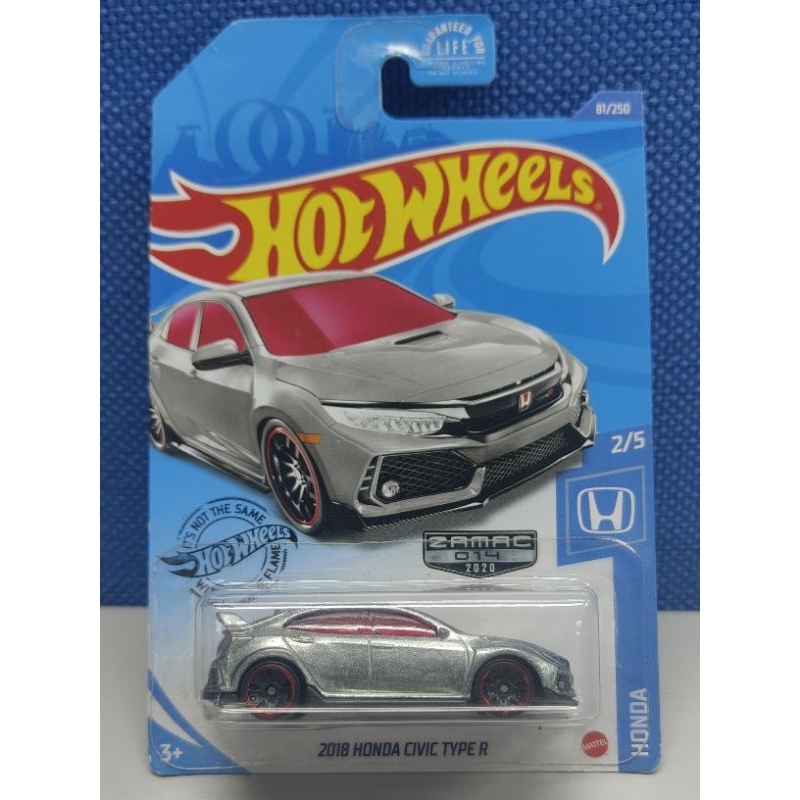Jual Hot Wheels 2018 Honda Civic Type R Silver Zamac | Shopee Indonesia