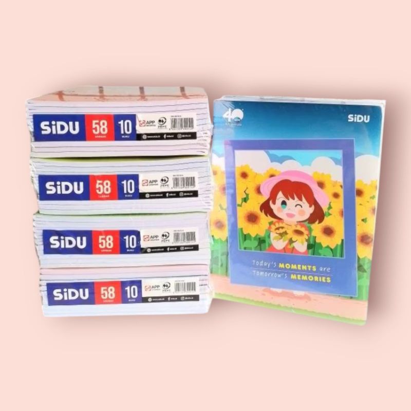 Jual buku tulis sidu ( sinar dunia ) 58 lembar isi 10 buku | Shopee ...