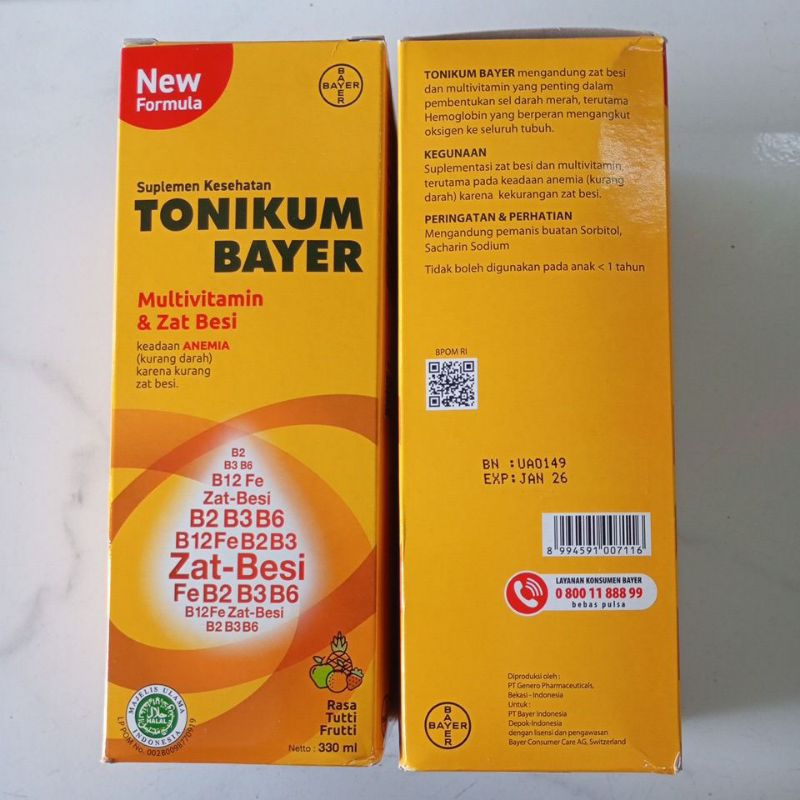 Jual TONIKUM BAYER 330ml | Shopee Indonesia