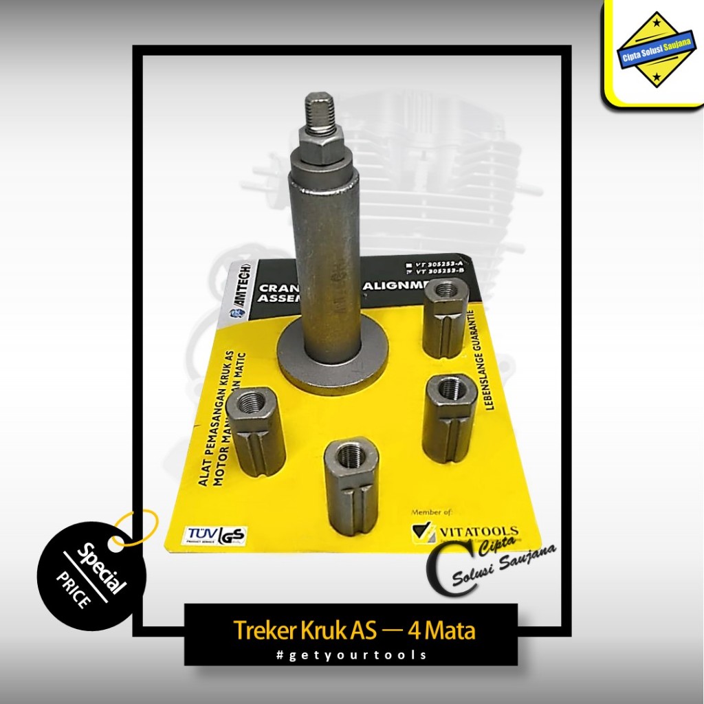 Jual AMTECH TREKER KRUK AS 4 MATA TREKER BOTOL ALAT PASANG TARIK KRUK ...