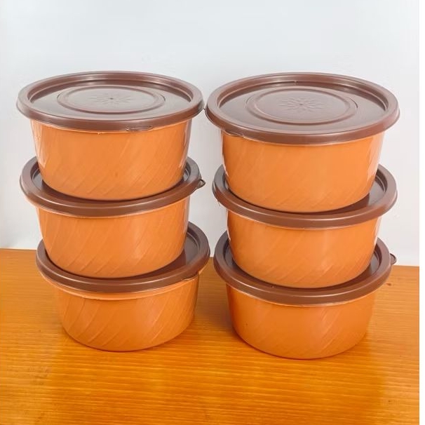 Jual (12 pcs) Tempat Makan Bulat Plastik / Tempat Sayur Bulat SEALPACK ...