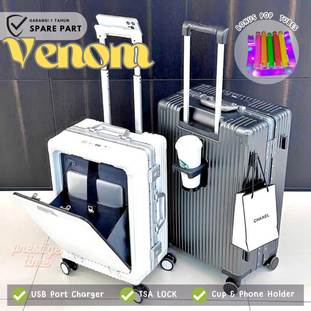 Jual Koper Kabin Cabin USB Laptop Koper Bisnis Venom Series Sakura ...