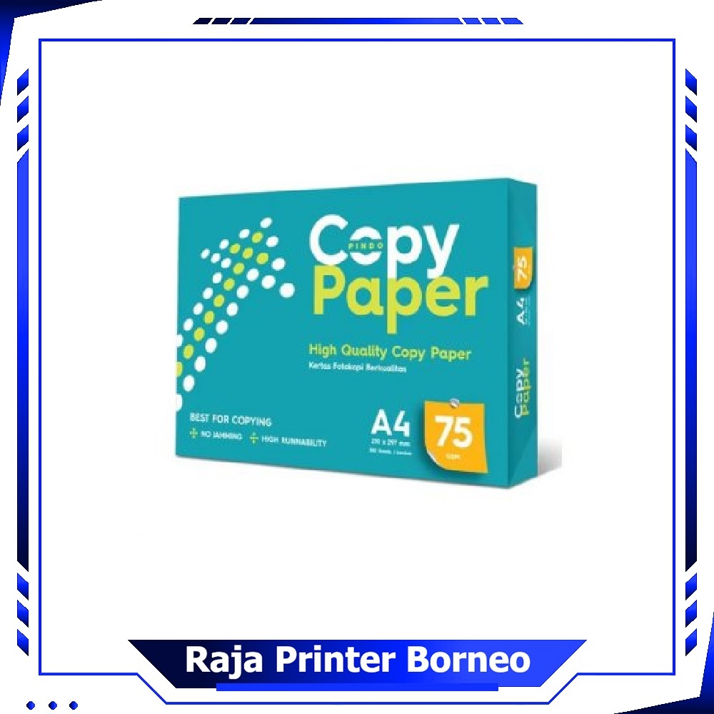 Jual Kertas HVS A4 75 Gram Copy Paper Blue 75 GSM 75gr 1 Rim 1 Box ...