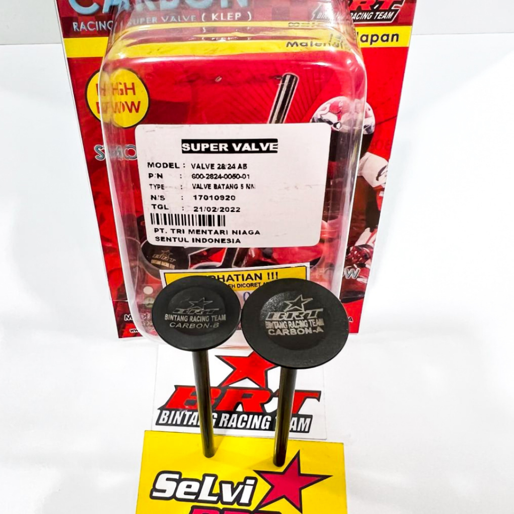 Jual VALVE KLEP BRT CARBON AB BATANG 5 MM BRT VARIO 150 PCX 150 ADV 150 31 30 29 26 25 23 HEAD ...