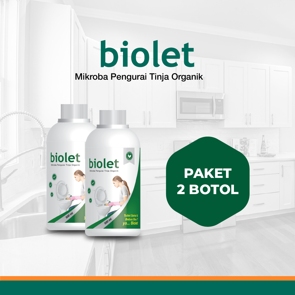 Jual Paket 2 Pcs Biolet Penghilang Bau Kloset dan Toilet , Pengurai ...