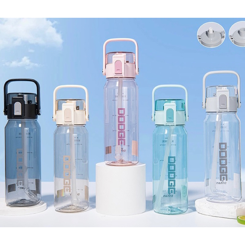 Jual DODGE Botol Minum Sedot Teguk 780ml w/ handle Plastik TRITAN BPA FREE | Shopee Indonesia