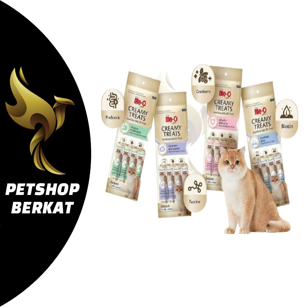 Jual Meo Gold Creamy Treats Tuna Healthy 4x15gr | Shopee Indonesia