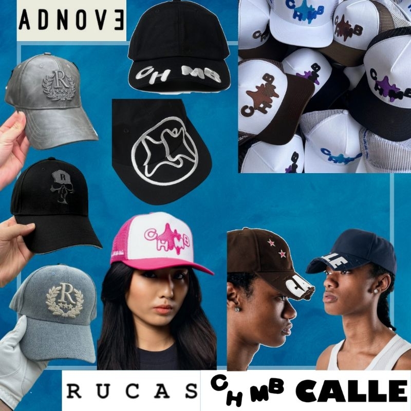 Jual TRUCKER HAT TOPI CHMB FONT BIG LOGO/ RUCAS CROWN GREY LEATHER CAP ...