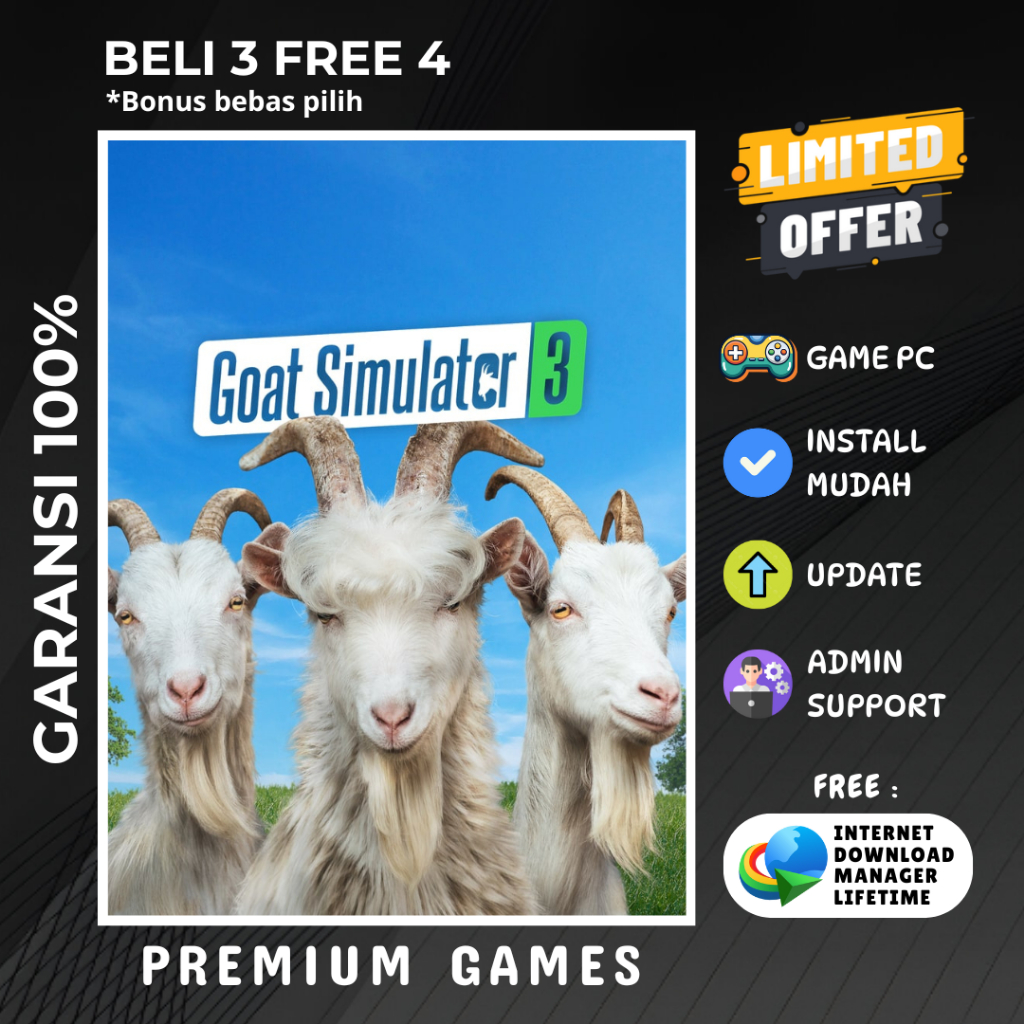 Jual Goat Simulator 3 - Game PC Laptop - Link Game | Shopee Indonesia