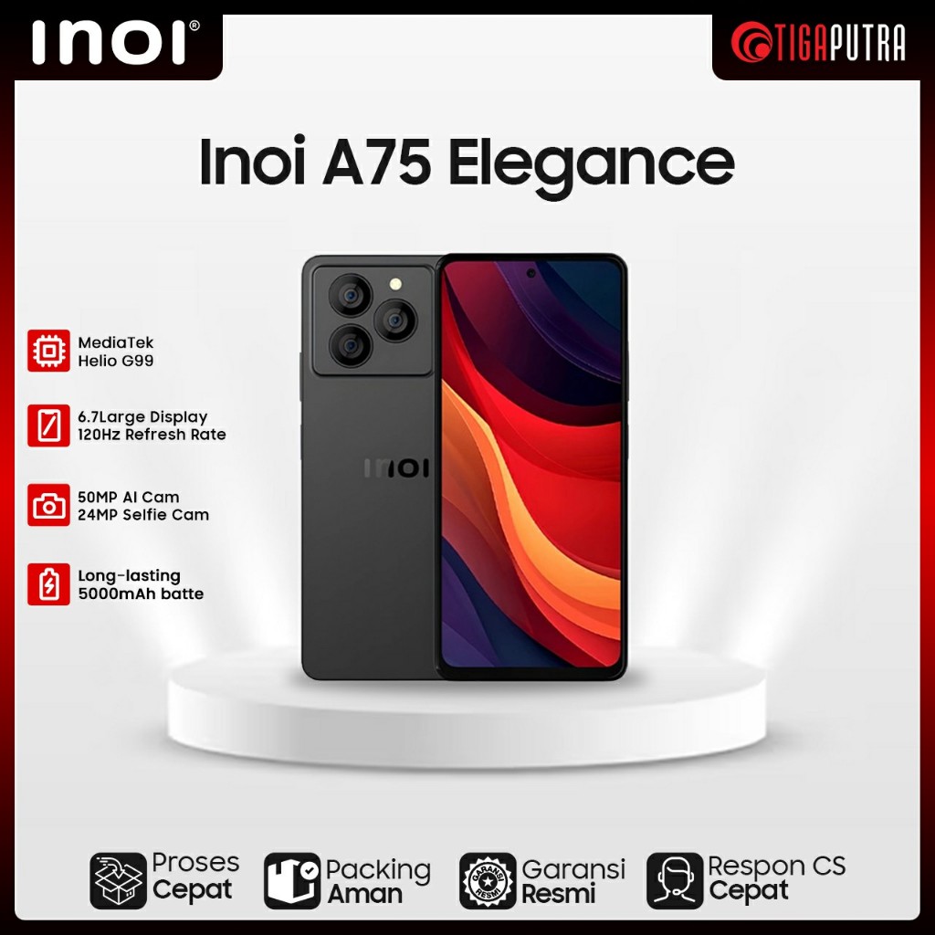 Jual INOI A75 Elegance (RAM 6/8GB, ROM 256/512GB, Helio G99, NFC ...