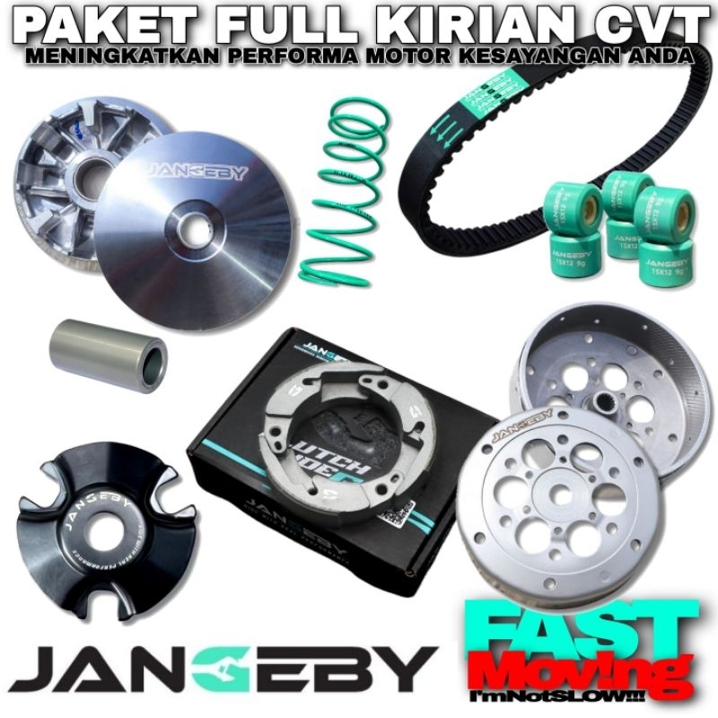 Jual PAKET FULL KIRIAN CVT MIO SPORTY SMILE MIO J SOUL GT NOUVO XRIDE ...