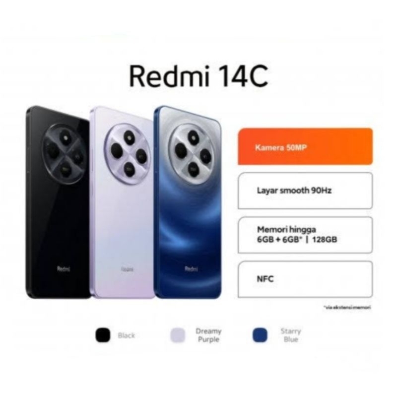 Jual HP XIAOMI REDMI 14C 8/256 GB - XIOMI MI 14C RAM 8GB ROM 256GB ...